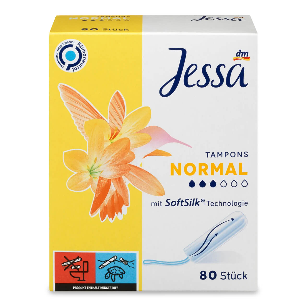 Damenhygiene - Tampons normal 80 Stück ⇒ kaufen auf Putzlappen.ch