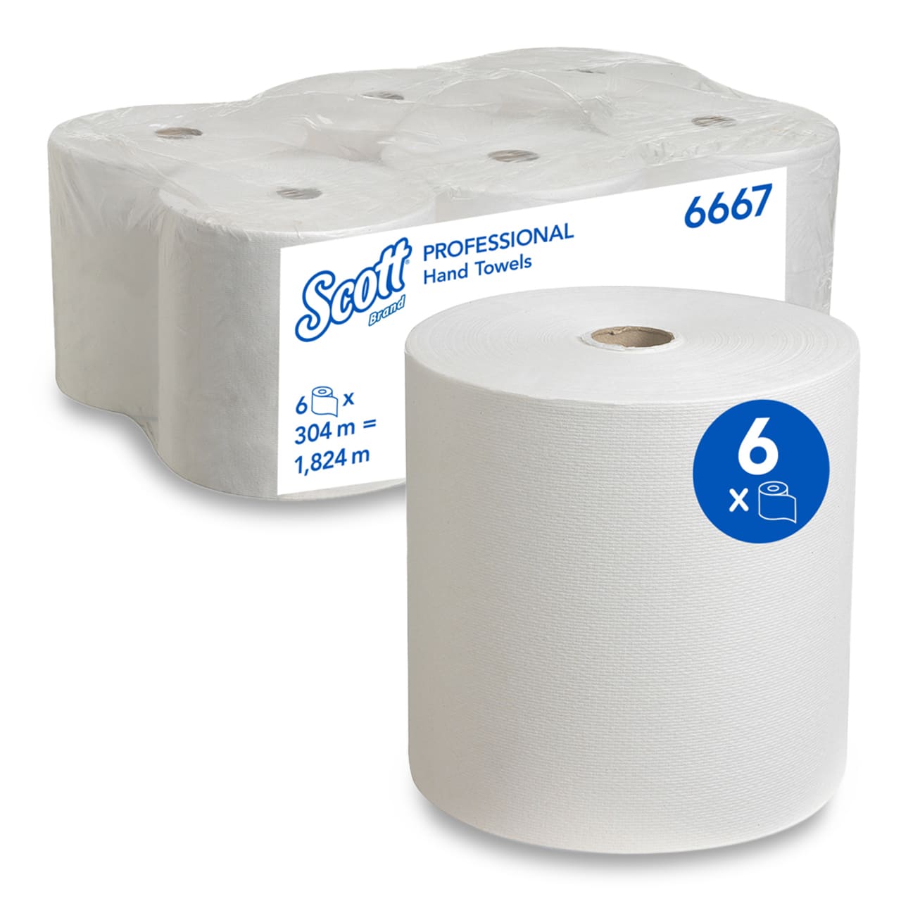 Papierhandtücher - Controlomatic Scott 6667 ⇒ kaufen auf Putzlappen.ch